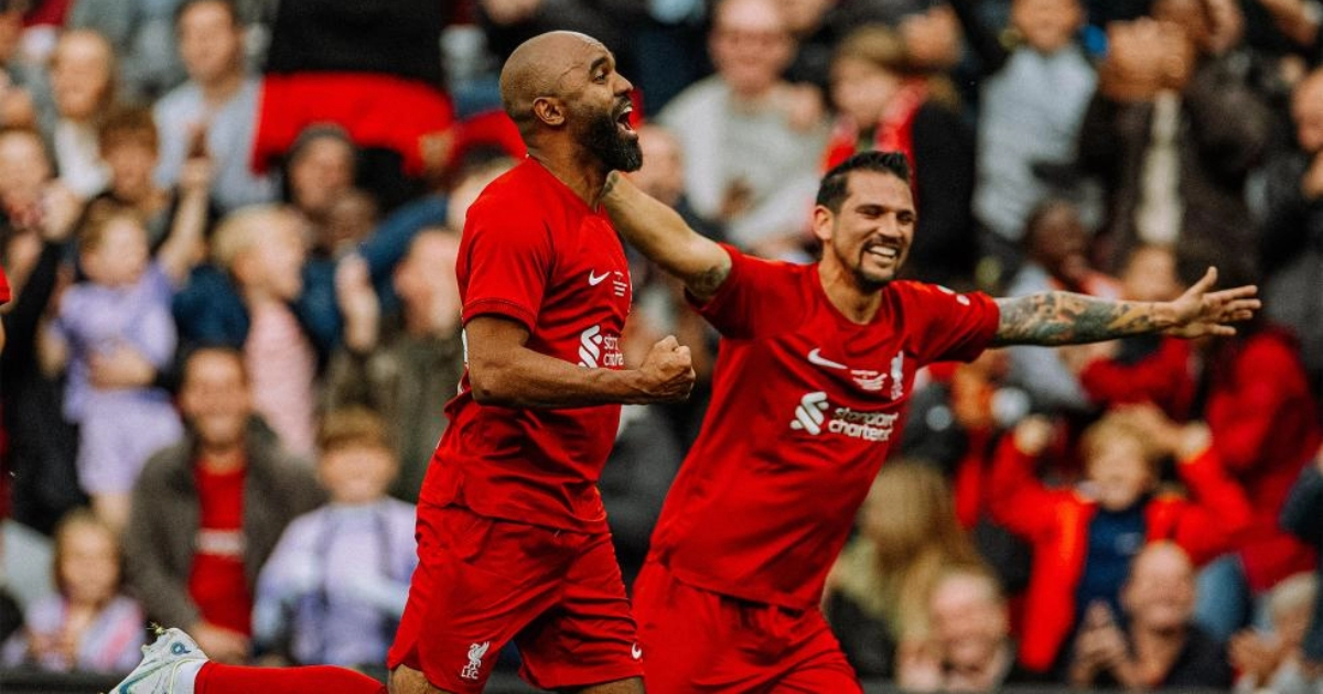 Liverpool come from behind to win second Legends charity game over Man ...