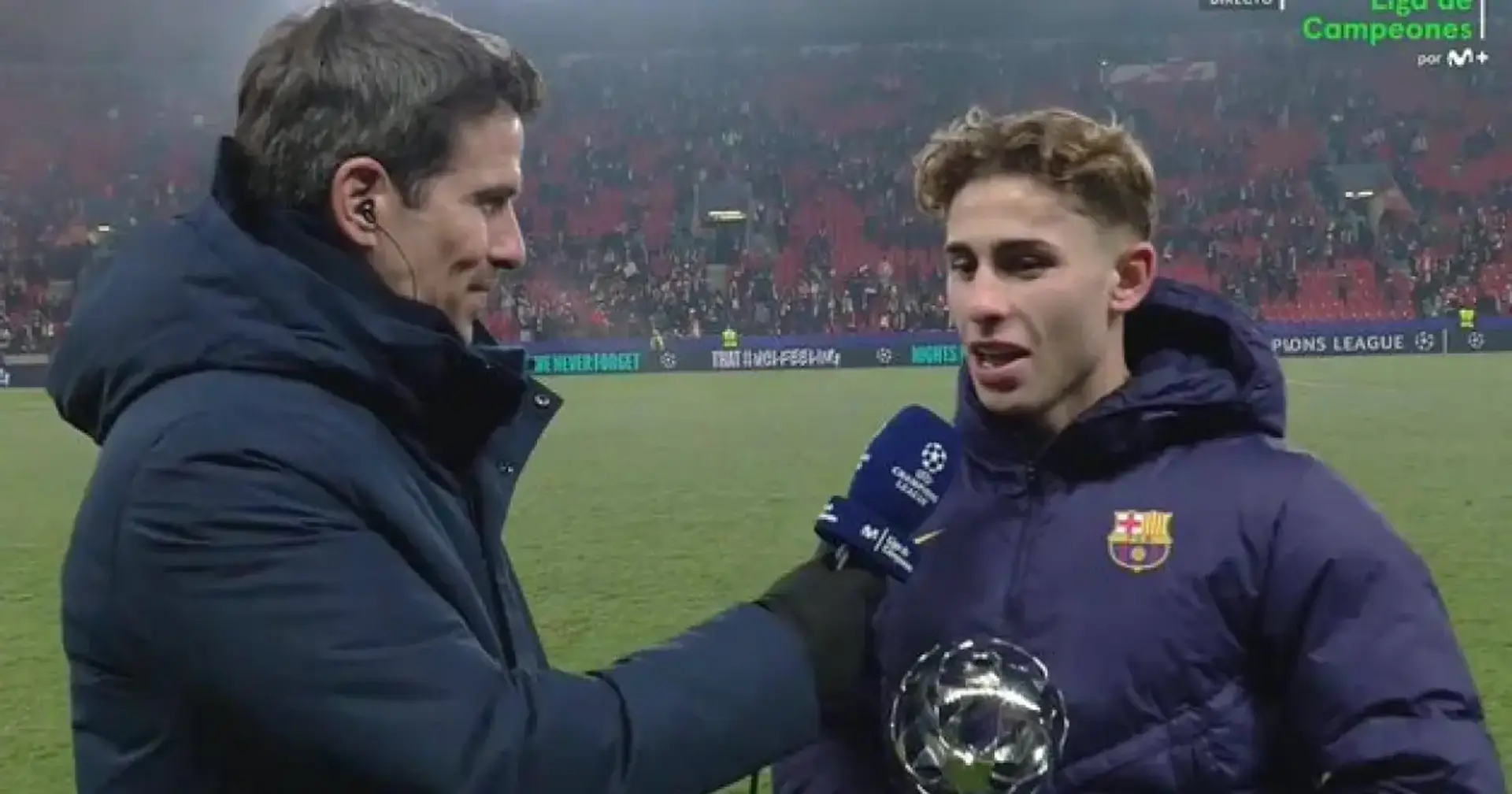 'You feel the pain': Fermin Lopez complains about bitter cold in Slavia ...