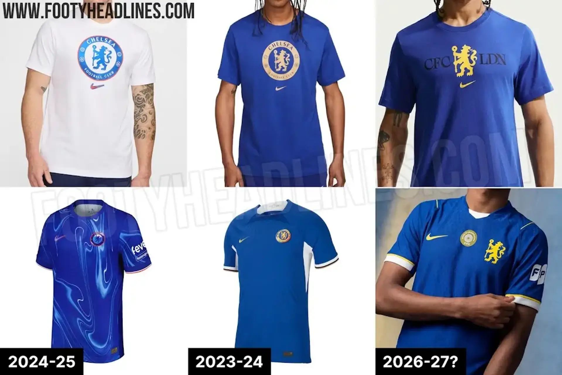 Chelsea 26/27 home kit teased with a 50/50 chance of lion logo return ...