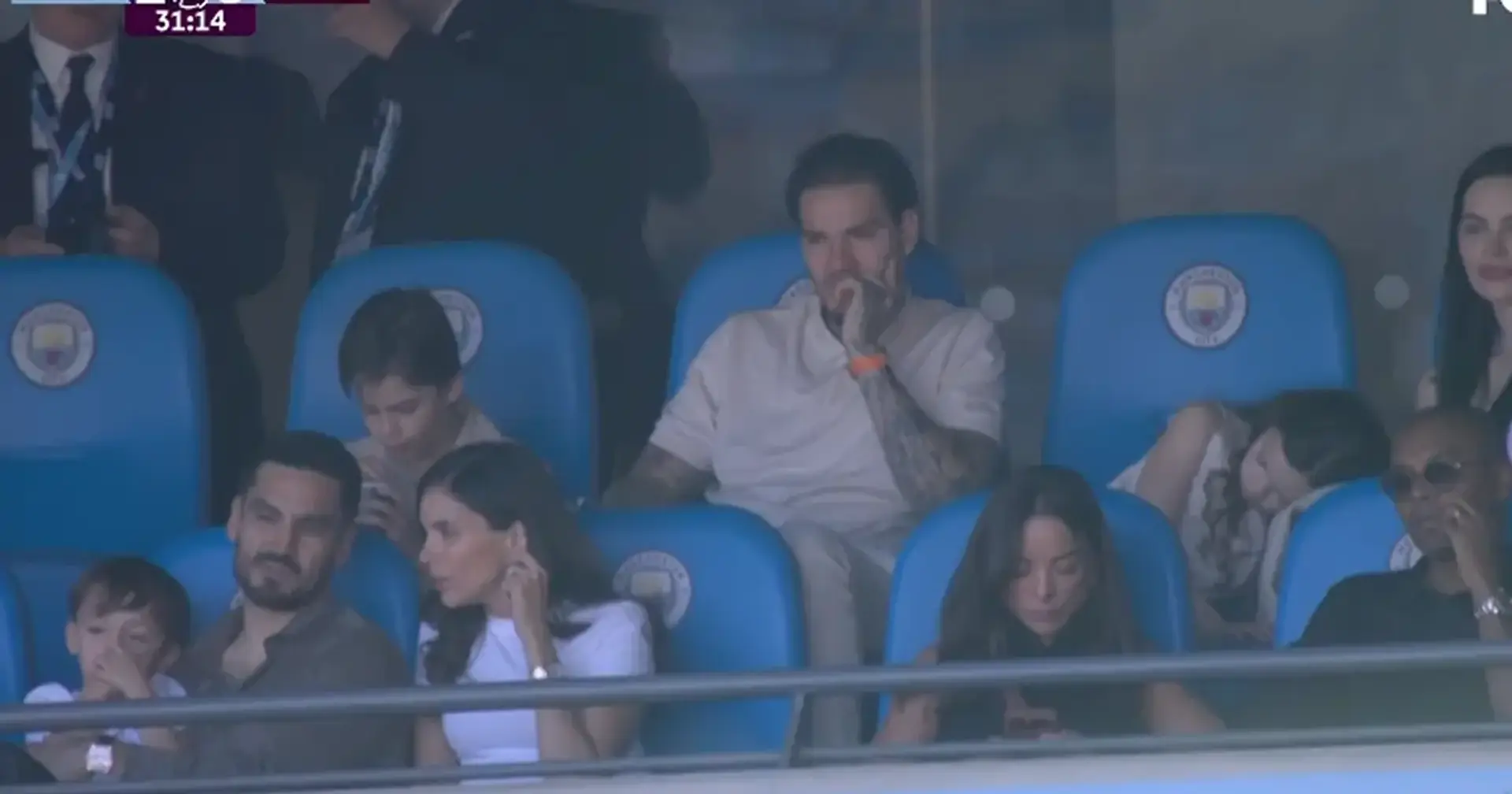 Ilkay Gundogan, Ederson and Fernandinho spotted in the stands for Pep ...