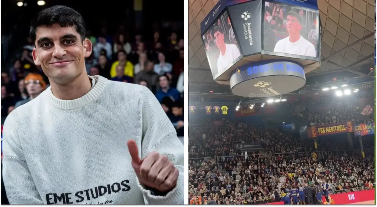 Gerard Martin attends Barca basketball game – gets recognized on the ...