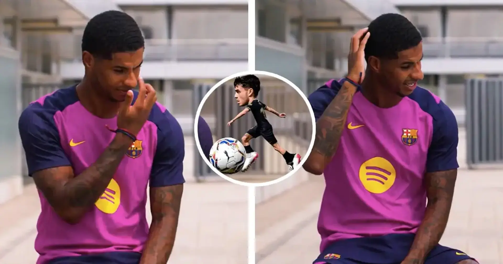 Rashford didn't blink when asked to describe Pedri in ONE word - he's ...