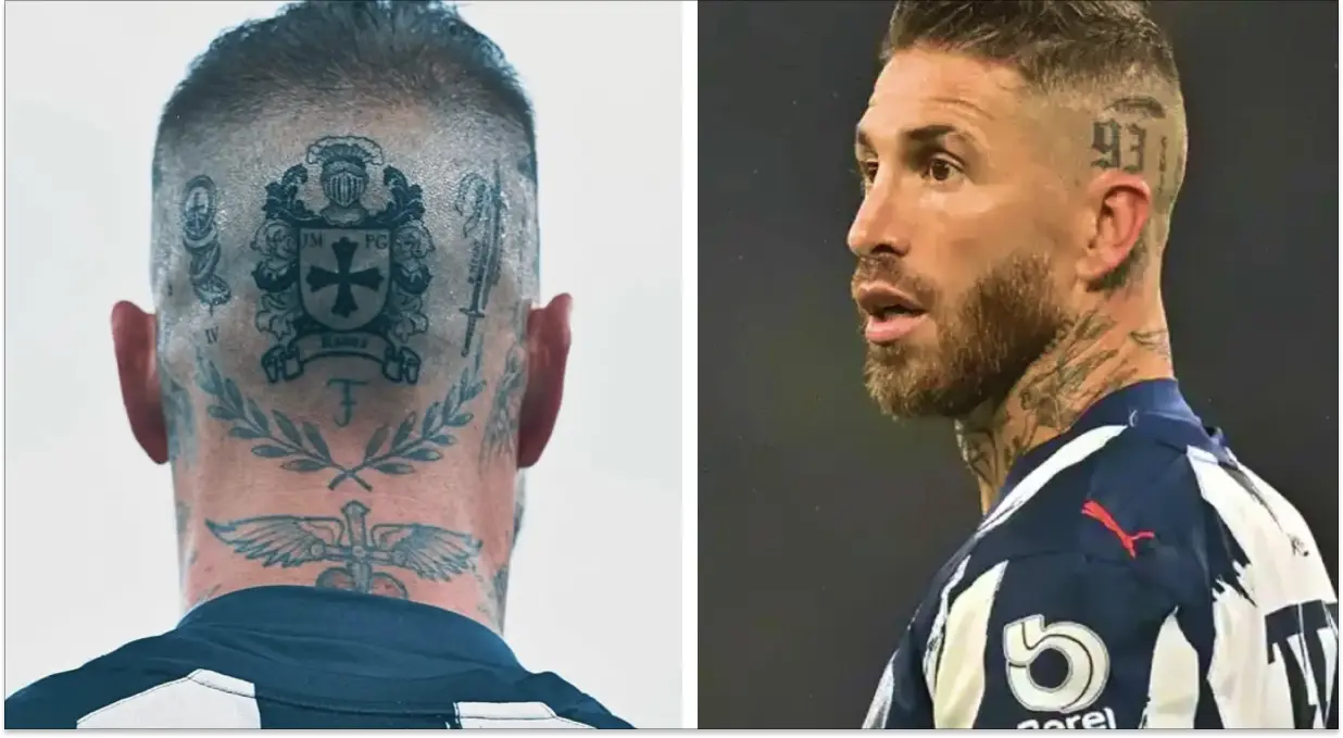 Sergio Ramos reveals striking new tattoo – placed right on the back of ...