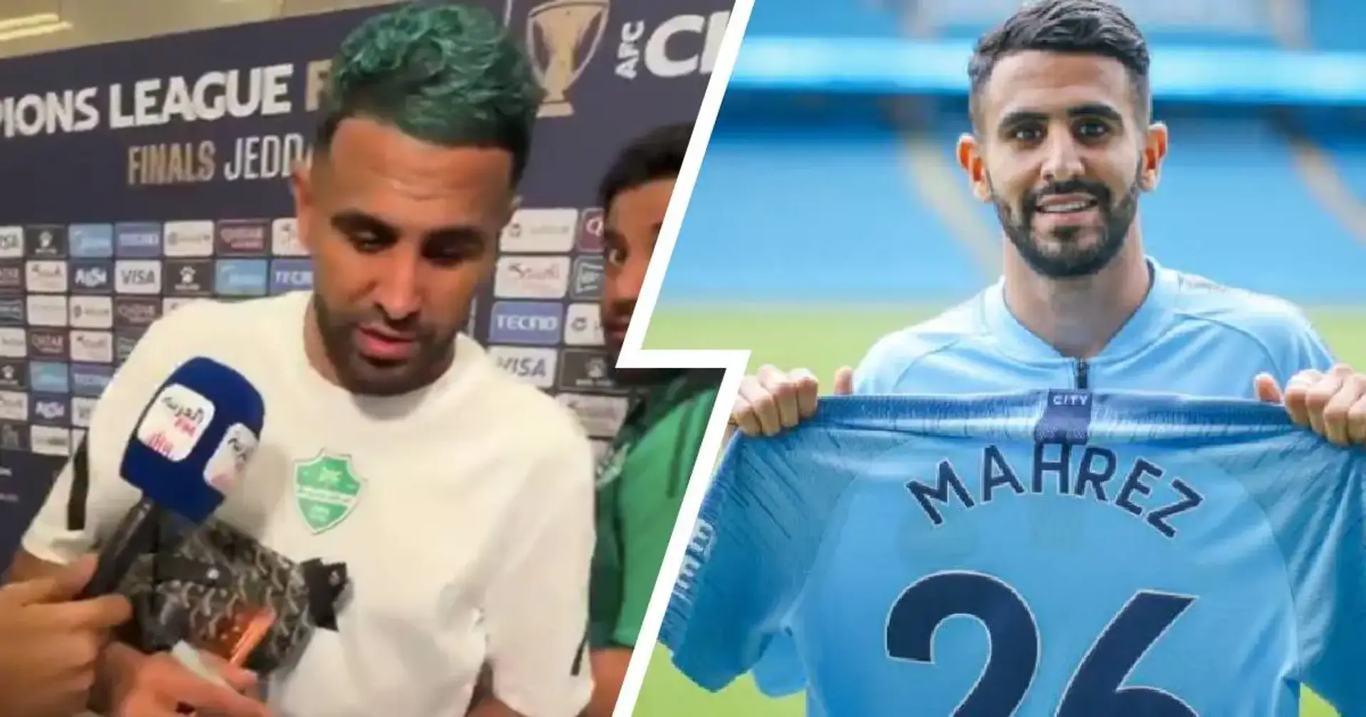 Riyad Mahrez shows love for Man City with beautiful gesture to fans ...