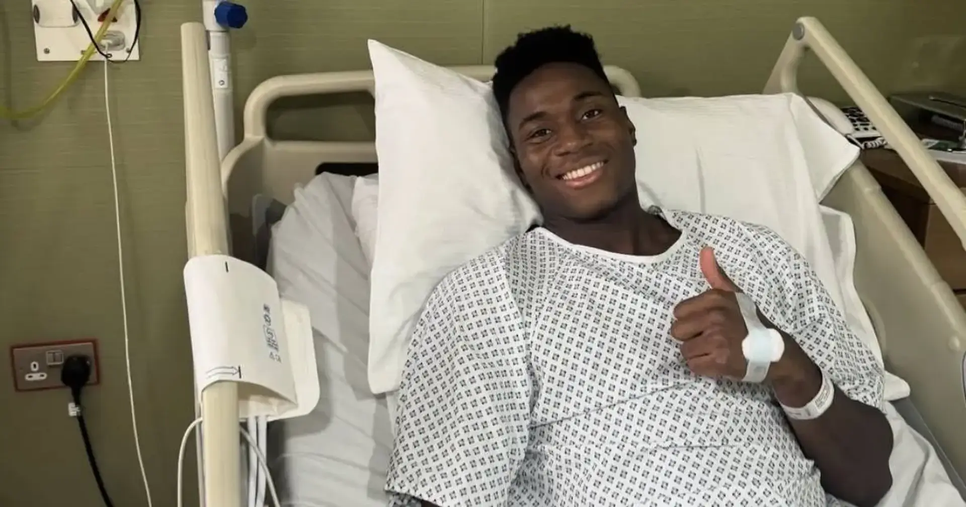 Dario Essugo sends message after surgery: 'Everything happens for a ...