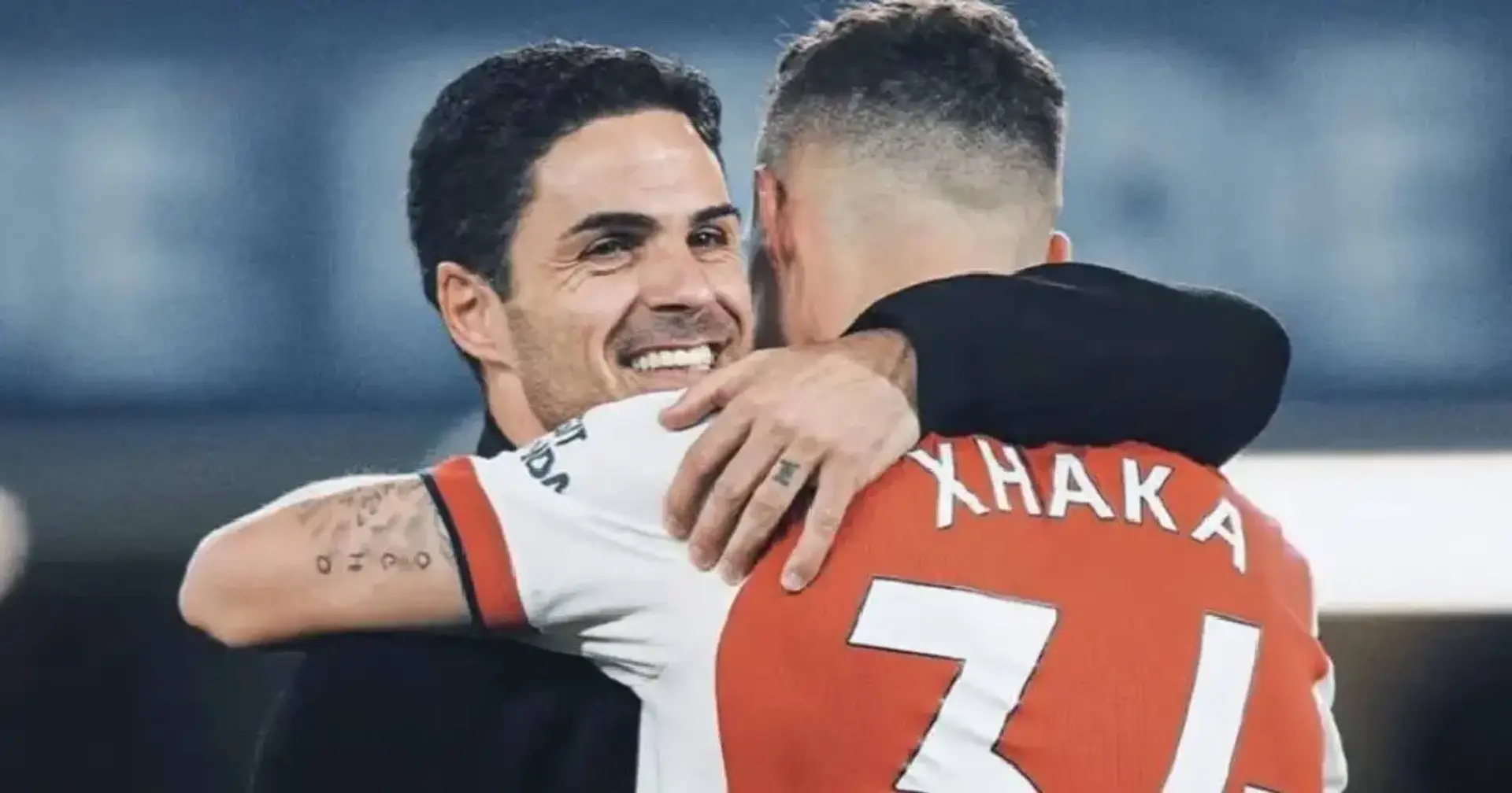 'All because of you': Xhaka pays tribute to Arteta after Arsenal's ...