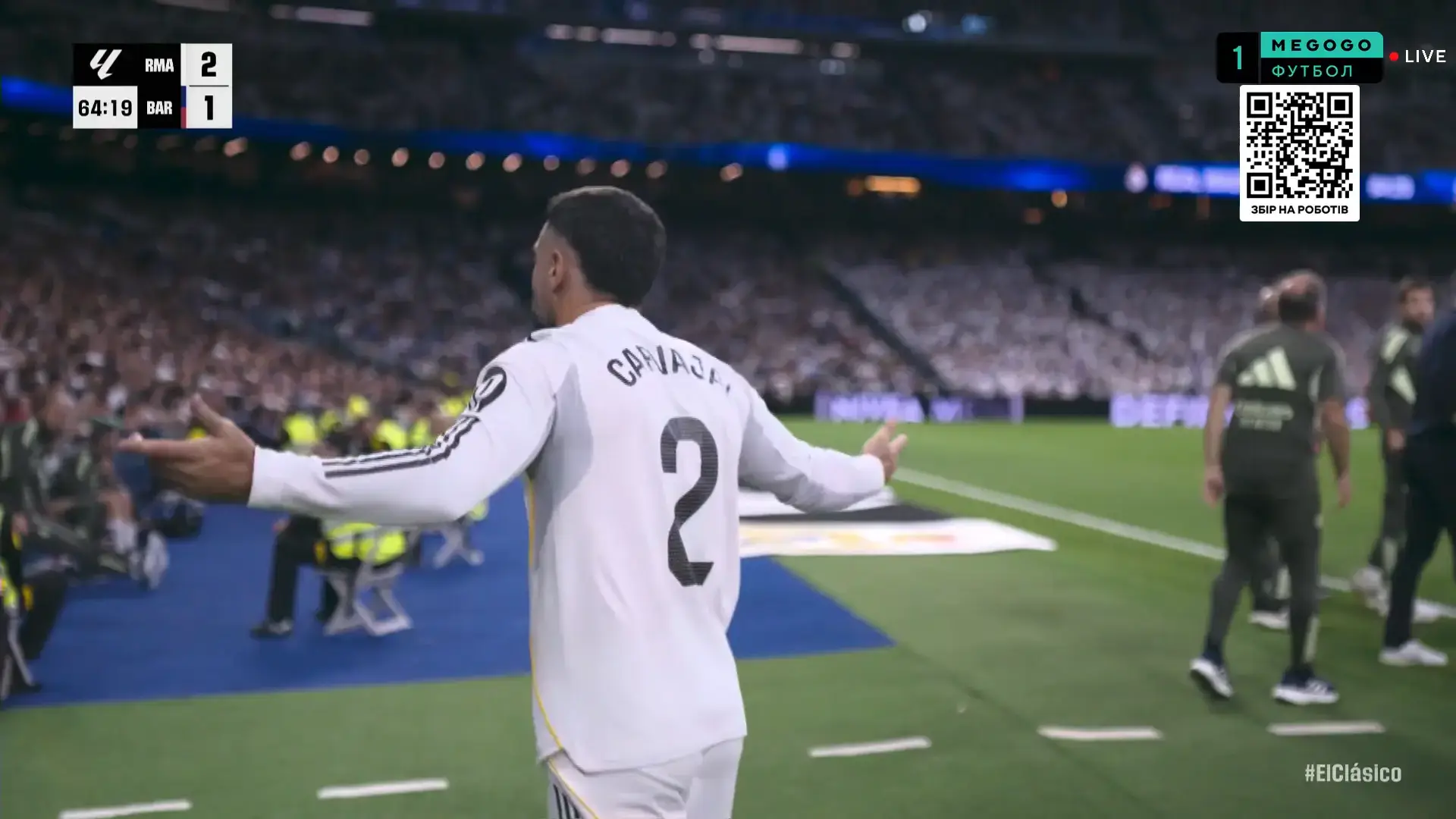 Spotted: Dani Carvajal's frustrated reaction to being called back to ...