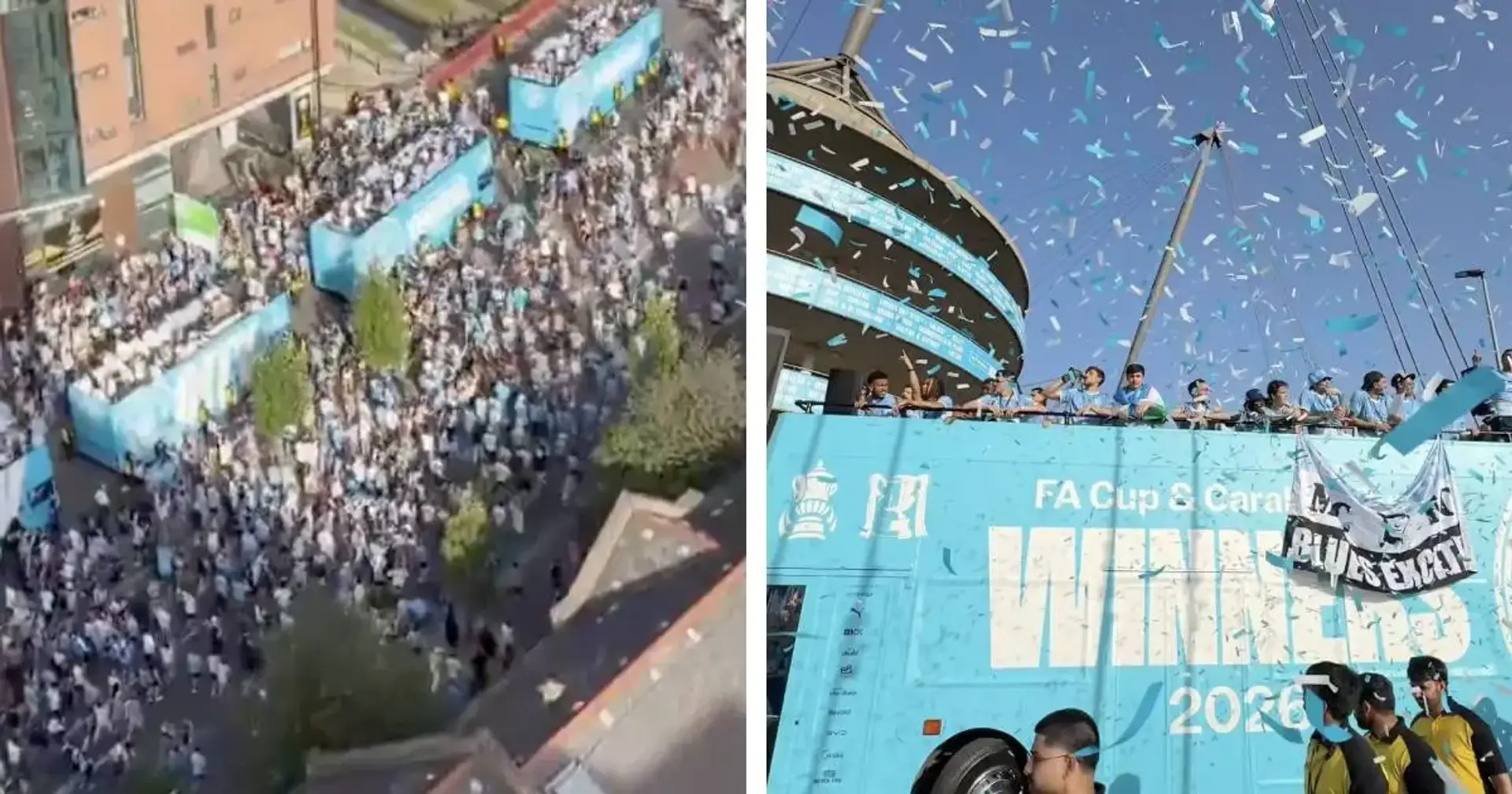 'Imagine being able to walk alongside': Fans troll Man City trophy ...