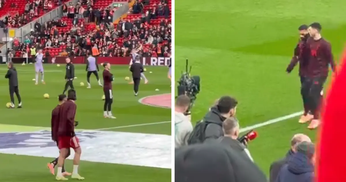 Spotted: Mo Salah receives warm applause from Anfield crowd after ...