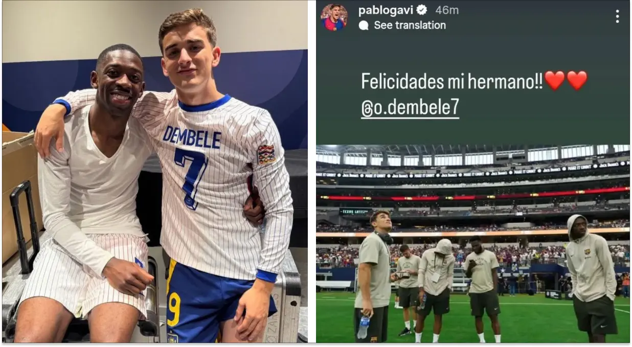 Gavi teilt herzliche Geburtstagsnachricht für Ousmane Dembélé — Tribuna.com