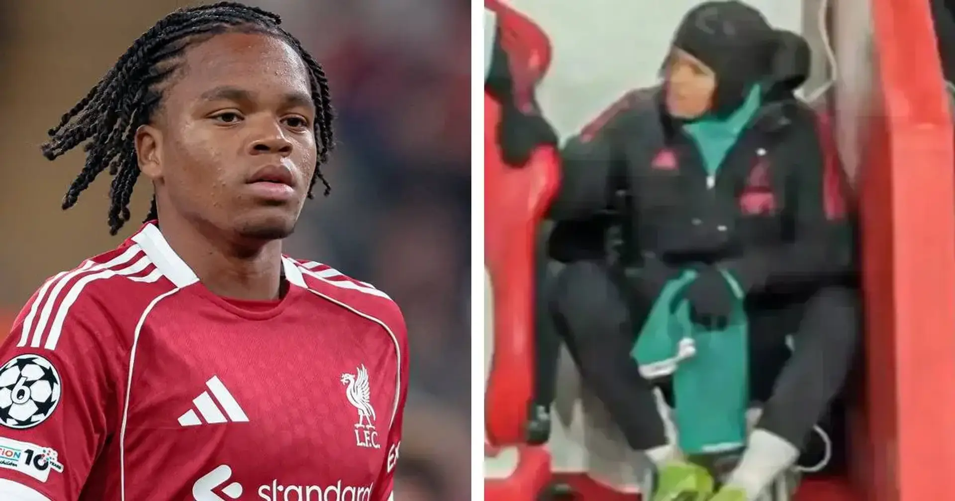 Why was Rio Ngumoha sitting on a chair and not Liverpool bench ...