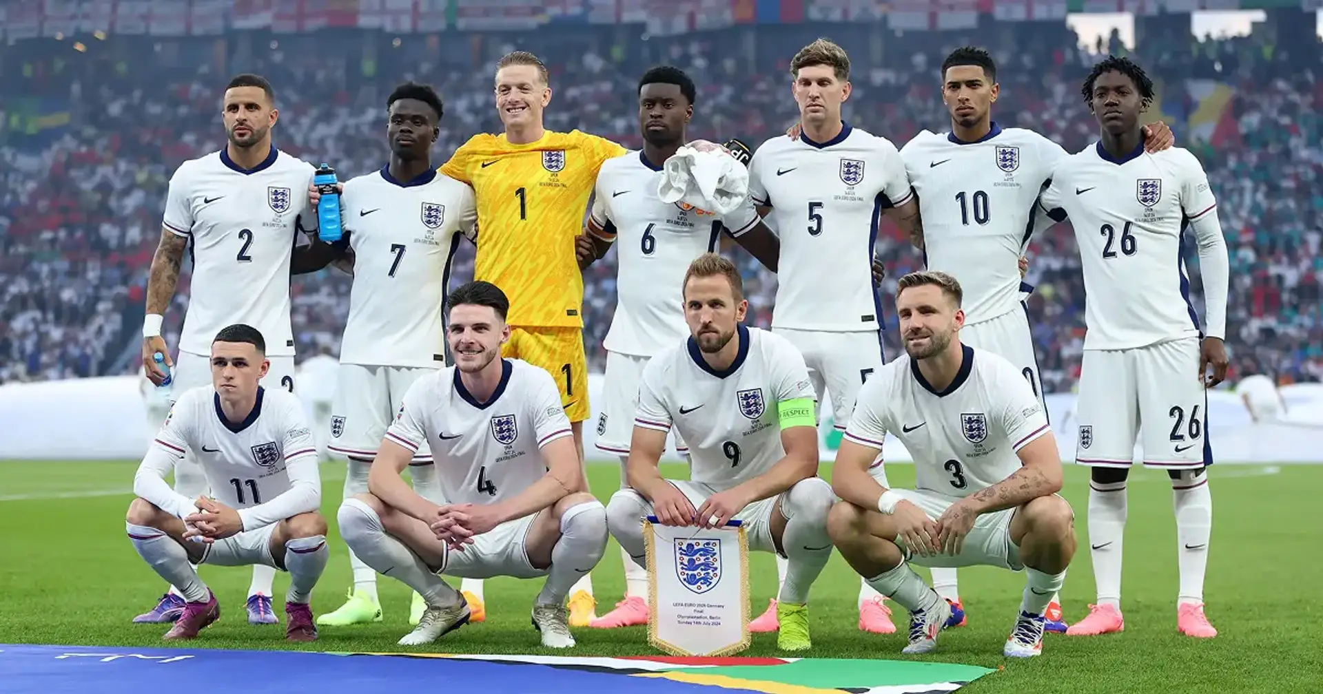 England Squad & Players 2025 season, numbers