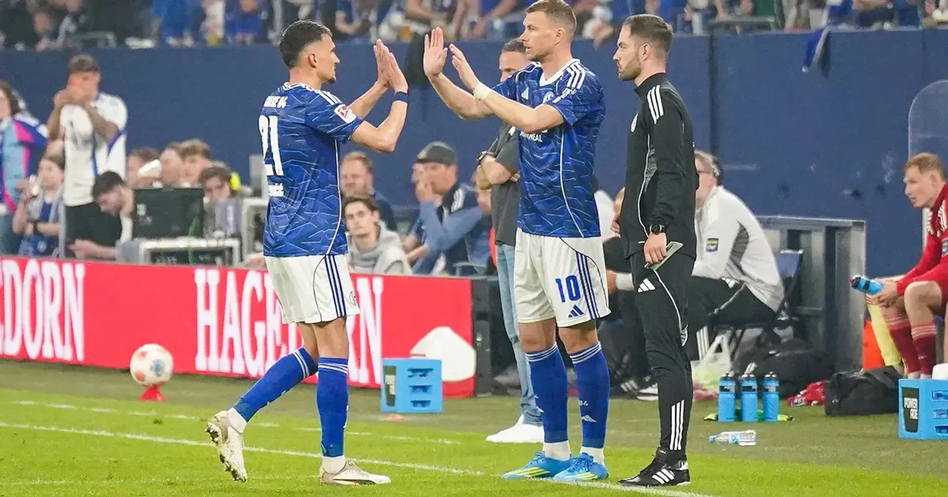 'Let’s see first, we celebrate': Dzeko reacts to Schalke's promotion ...