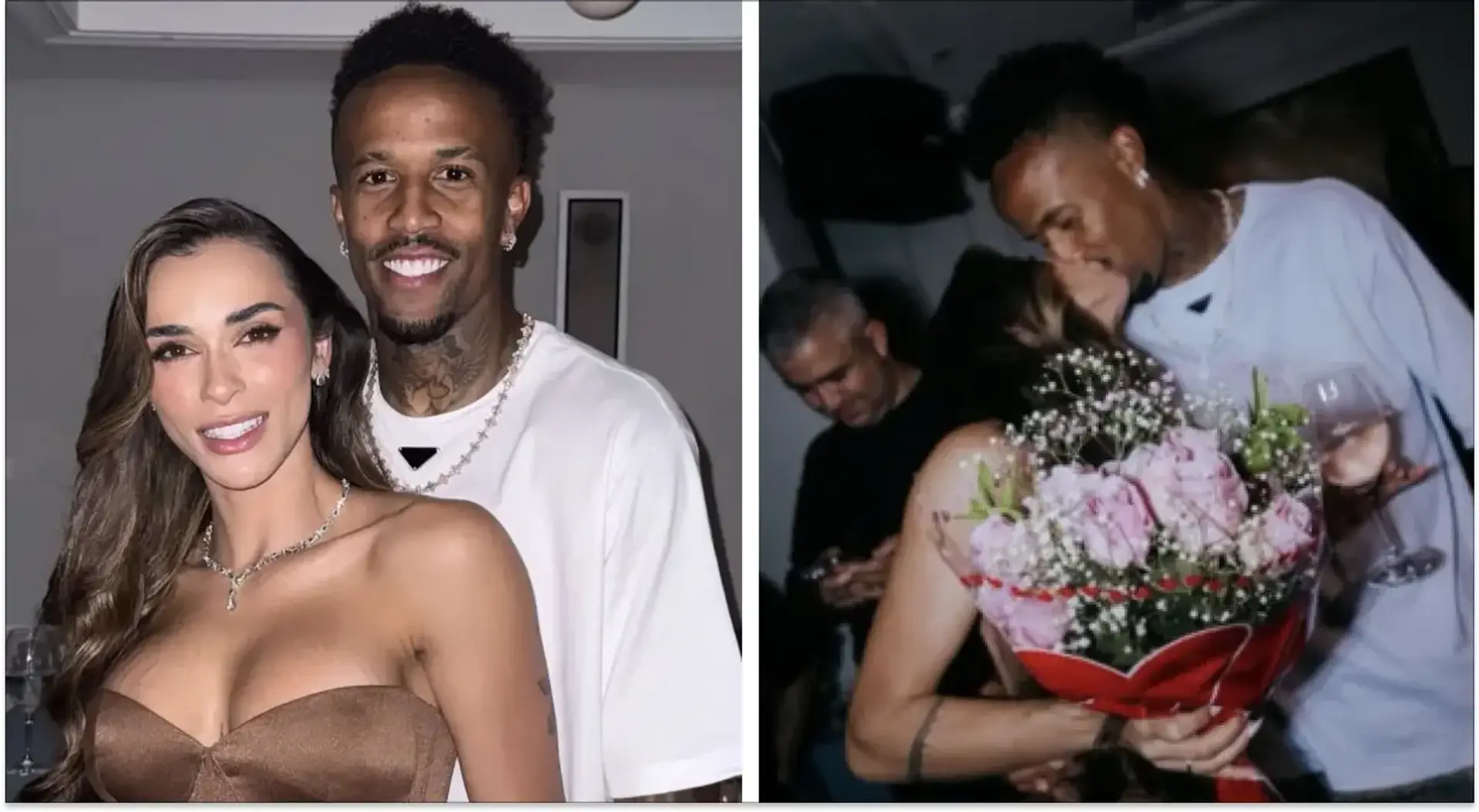 Eder Militao ties the knot with stunning partner Taina Castro in ...