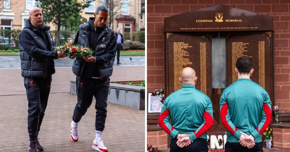 Six images as Liverpool Football Club pays tribute to mark 36th ...
