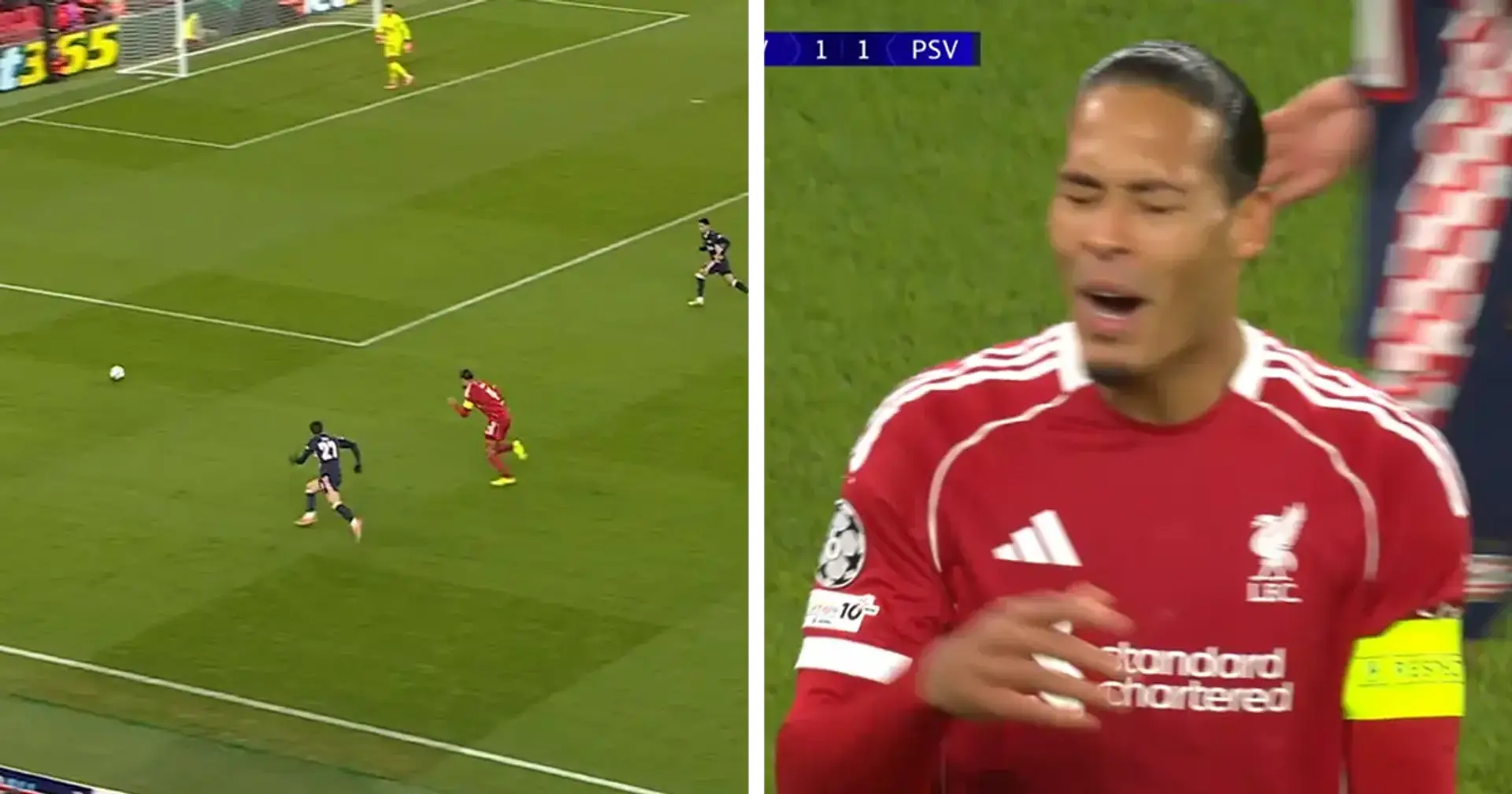 Virgil van Dijk shows desire to bounce back after early error ...