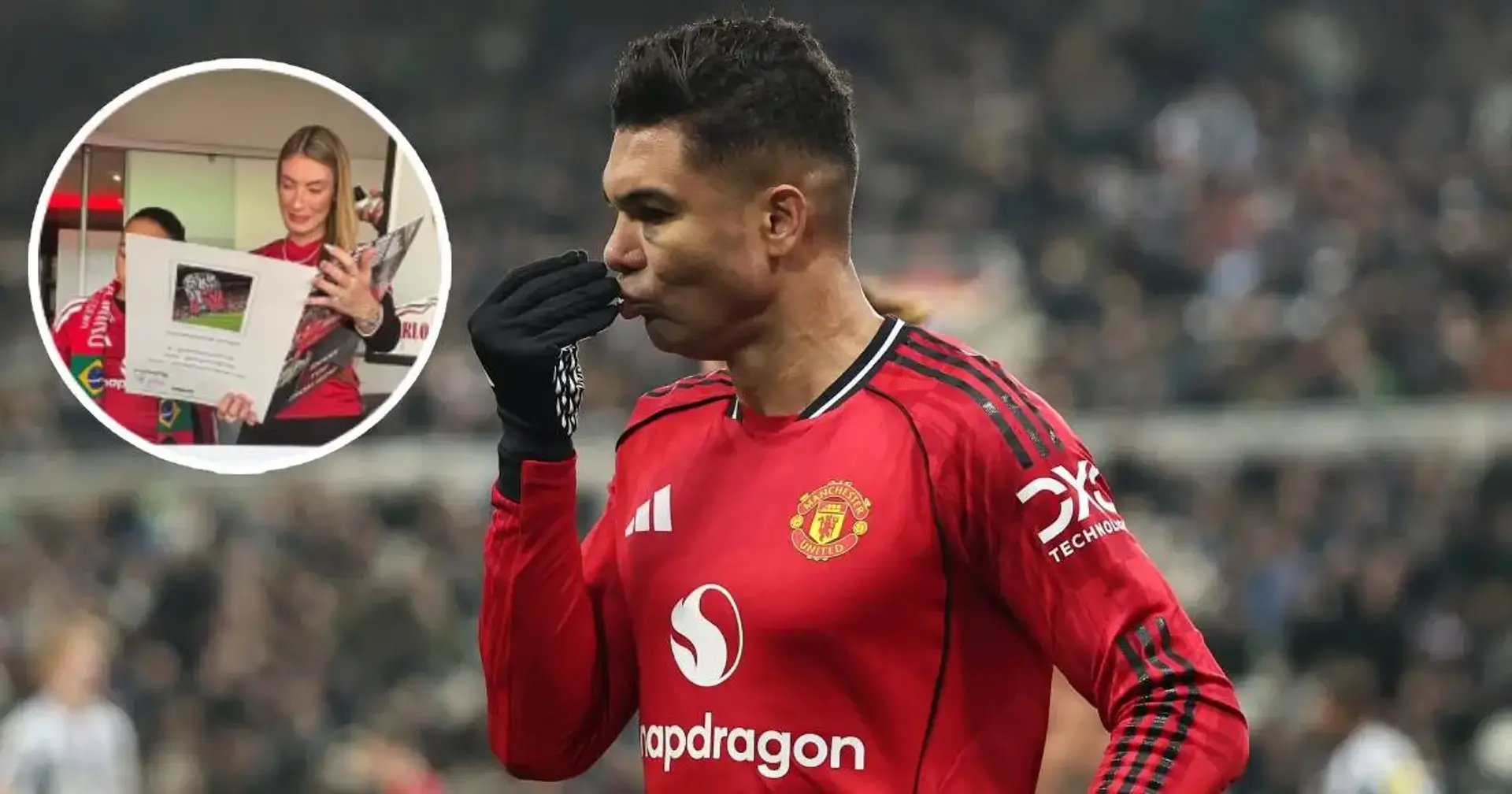 Farewell gift: Man United fan honour Casemiro with beautiful artwork ...