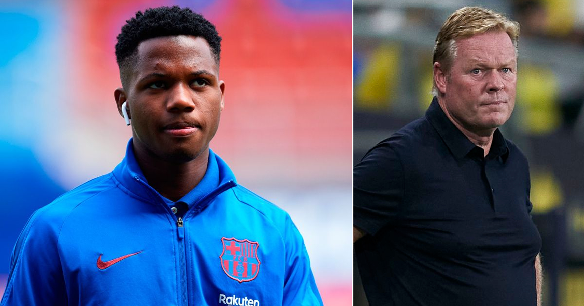 Ansu Fati to be 'dropped' for Dynamo Kiev clash - Football | Tribuna.com