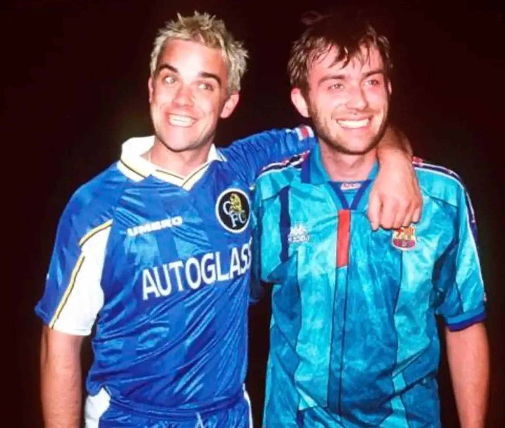 Robbie Williams hits Cole Palmer trademark celebration at the World Cup ...