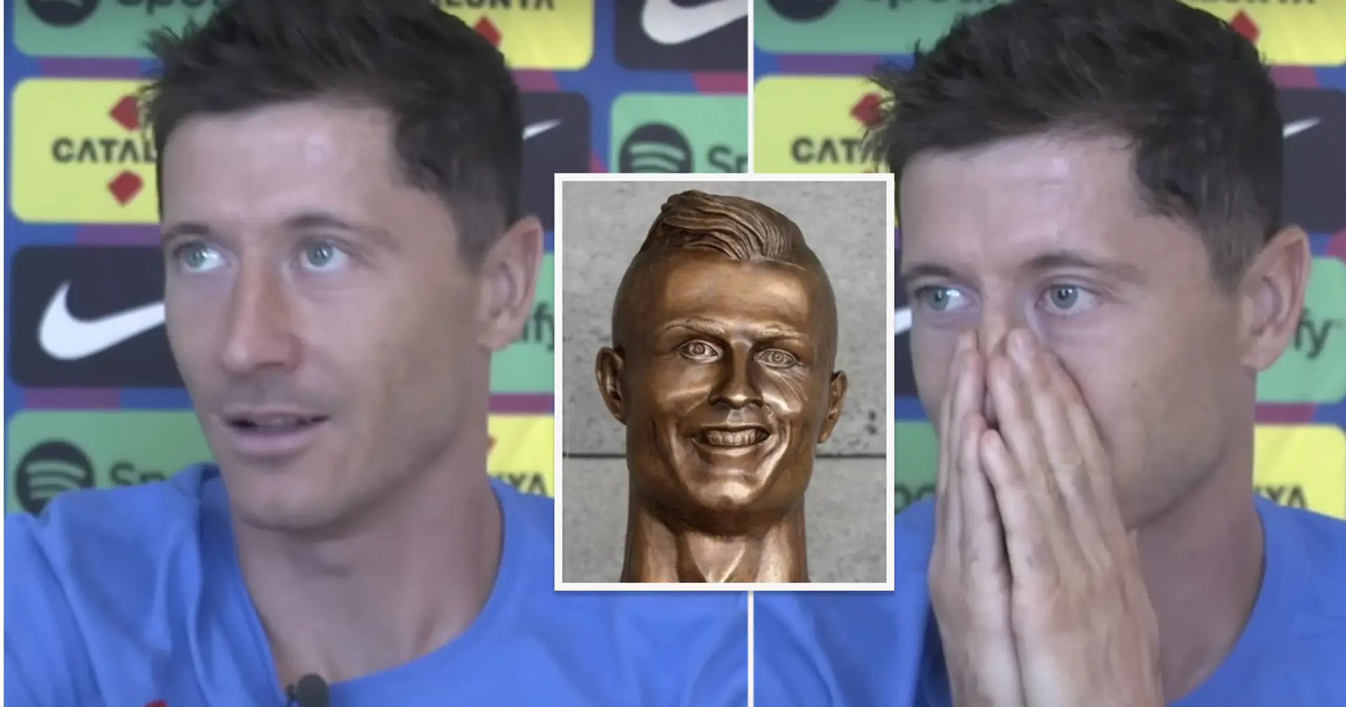 Picture of Lewandowski's wax figure goes viral -- it looks nothing like ...