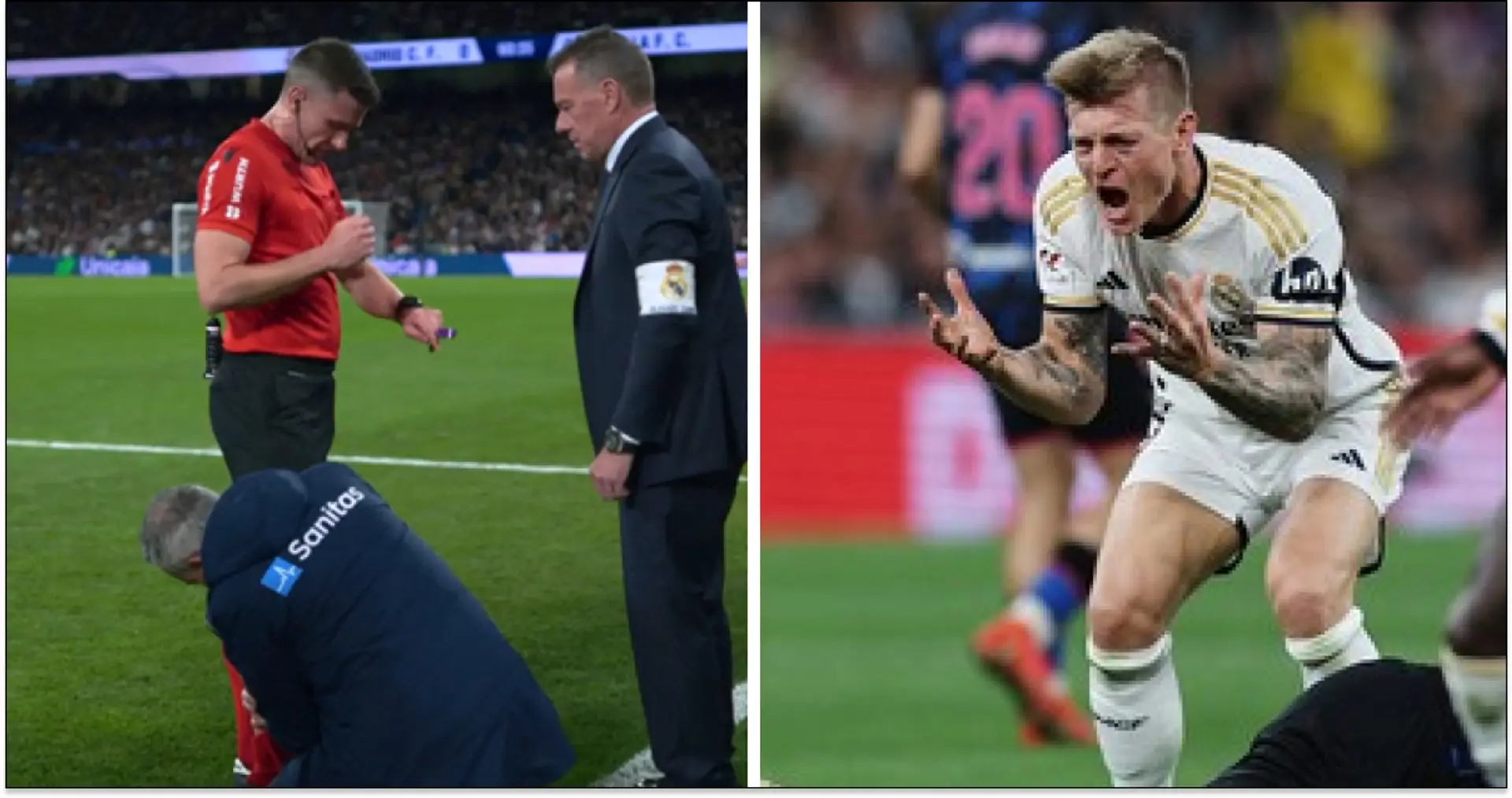 'God sees everything, he probably injured the referee': Kroos talks ...
