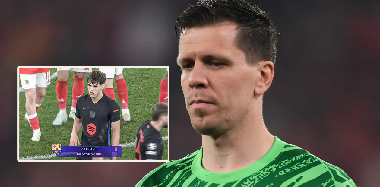 Szczesny: 'Cubarsi's red card made the game suit my style of play ...