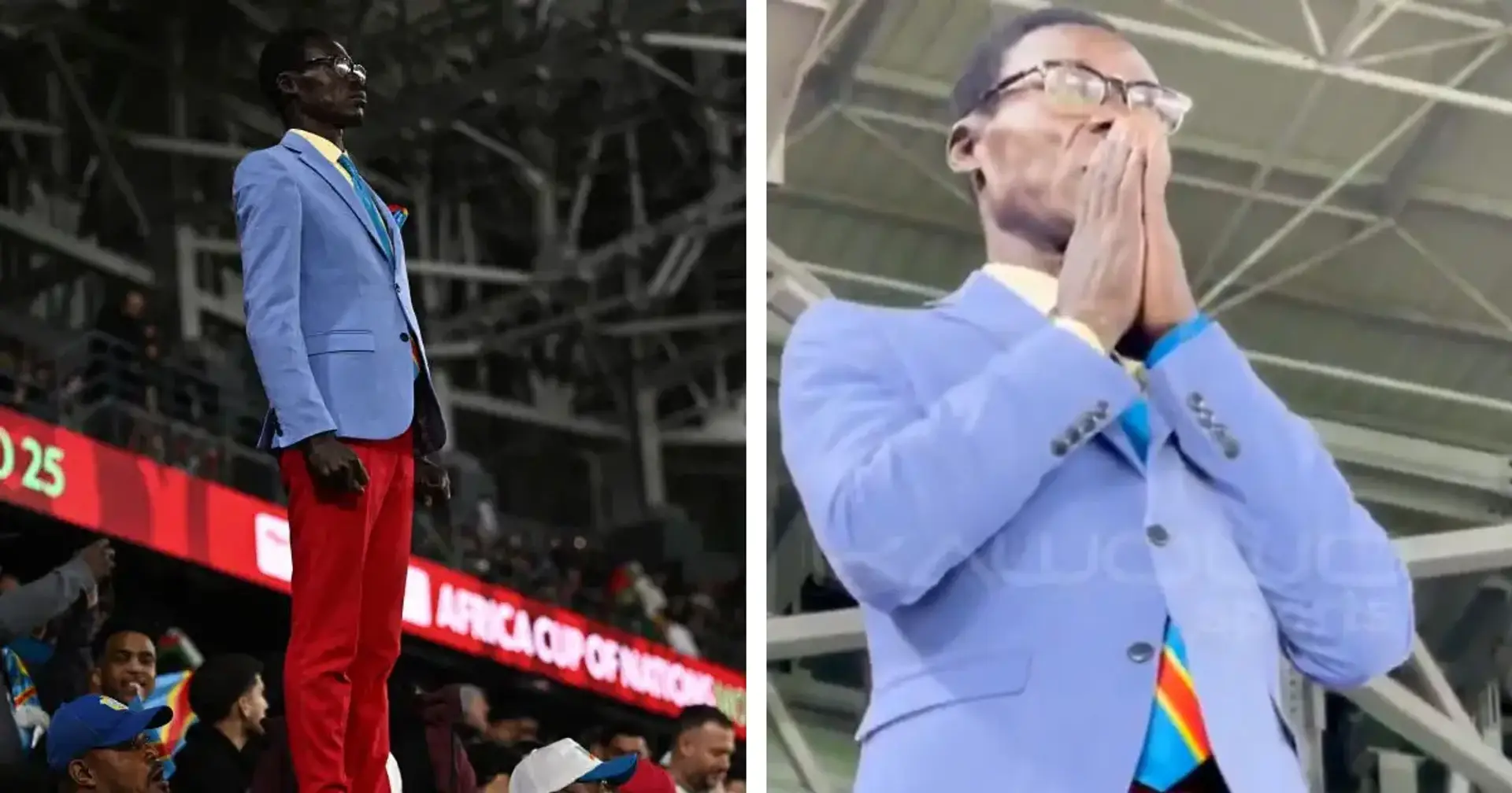 DR Congo 'Statue Fan' Michel Kuka Mboladinga breaks down in tears after ...