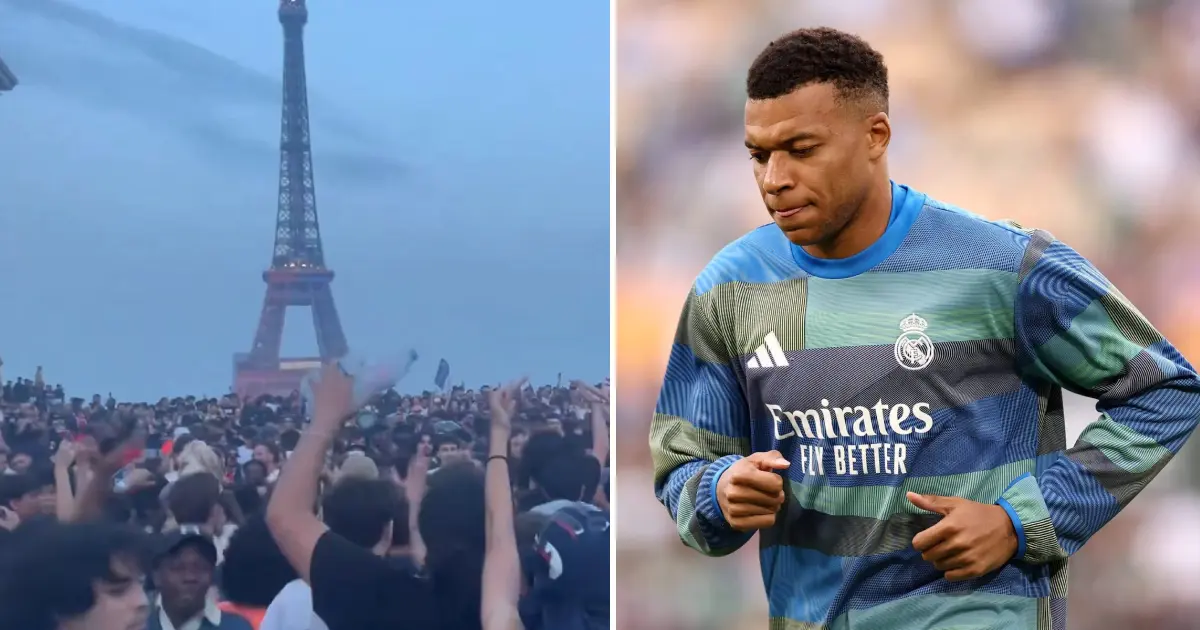 'Mbappe, you son of a b*tch': PSG fans celebrate Champions League ...