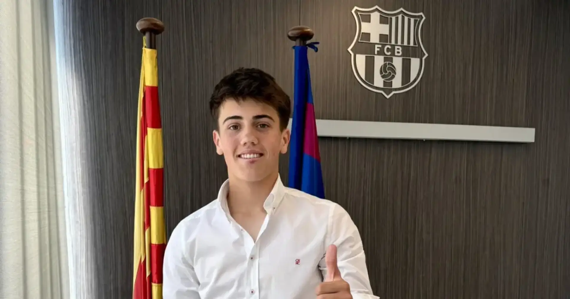 Barcelona confirm Roberto Tomas signs first professional contract with ...