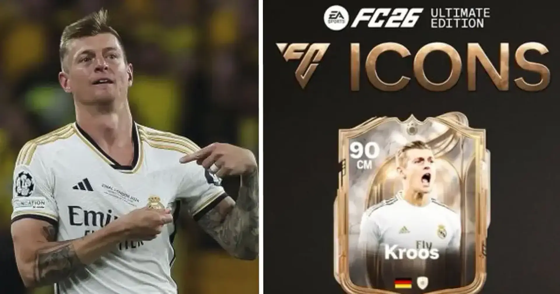 Toni Kroos honoré comme icône dans EA FC 2026 - Football | Tribuna.com