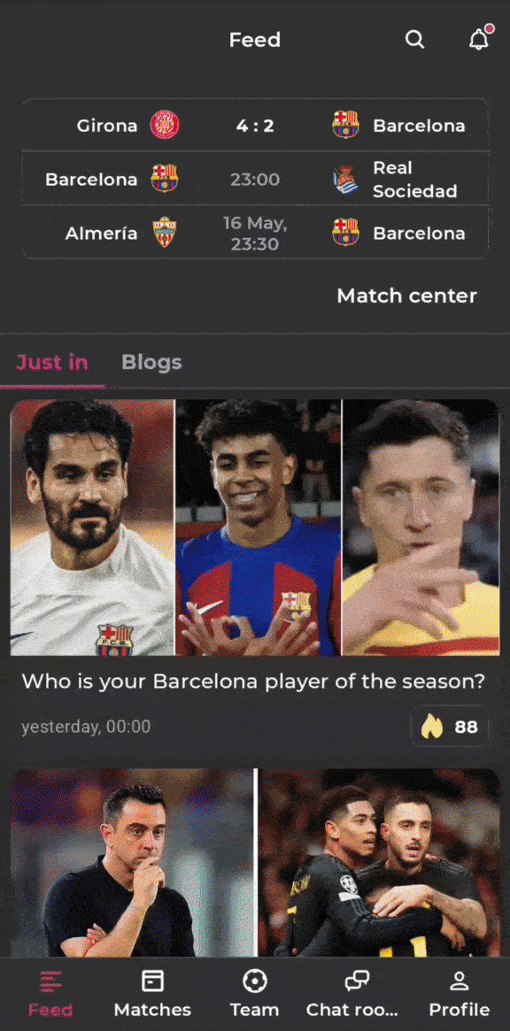 💷 Follow every Barcelona and other teams' transfers in latest app ...