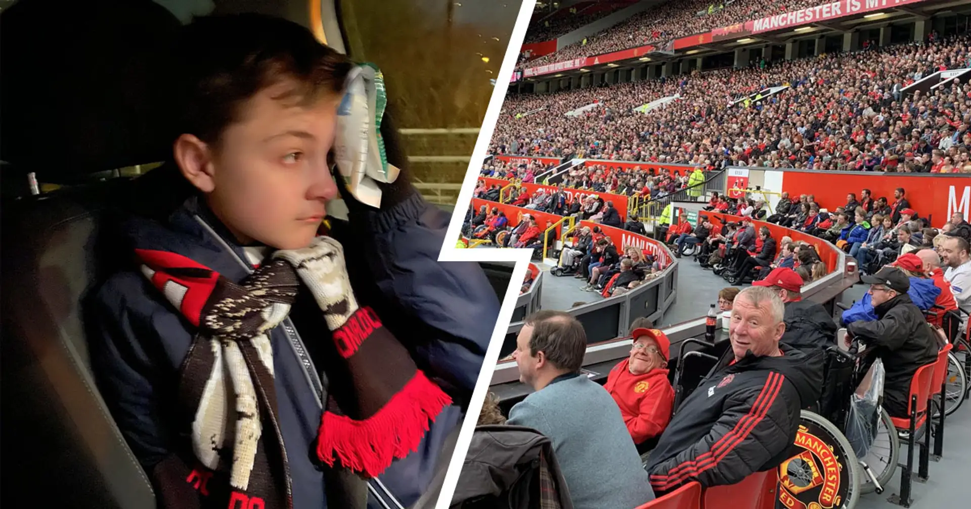 Arsenal fans allegedly throw coins at disabled United fan, force him to ...