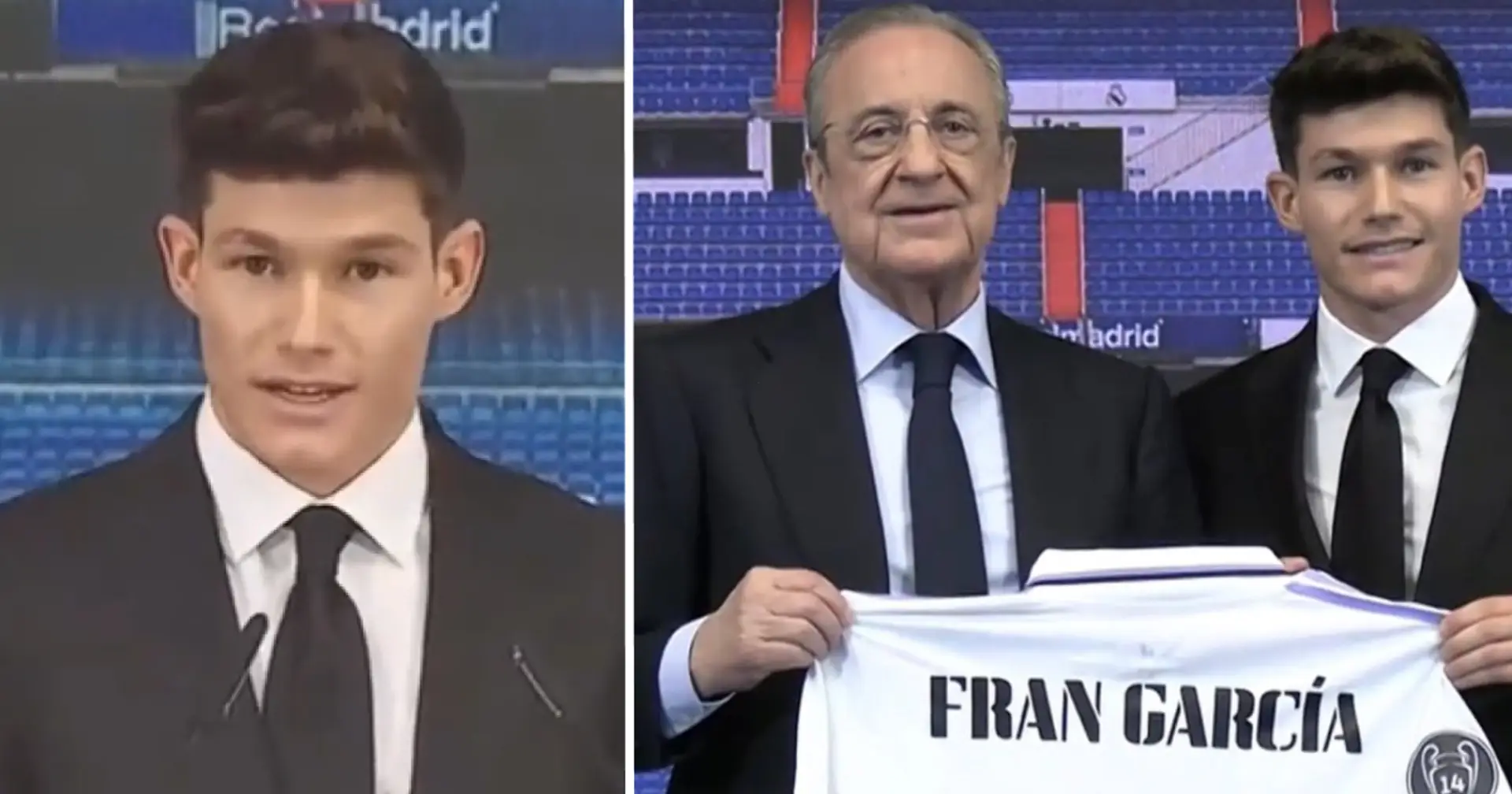 Fran Garcia unveiled by Real Madrid, shows off new squad number ...