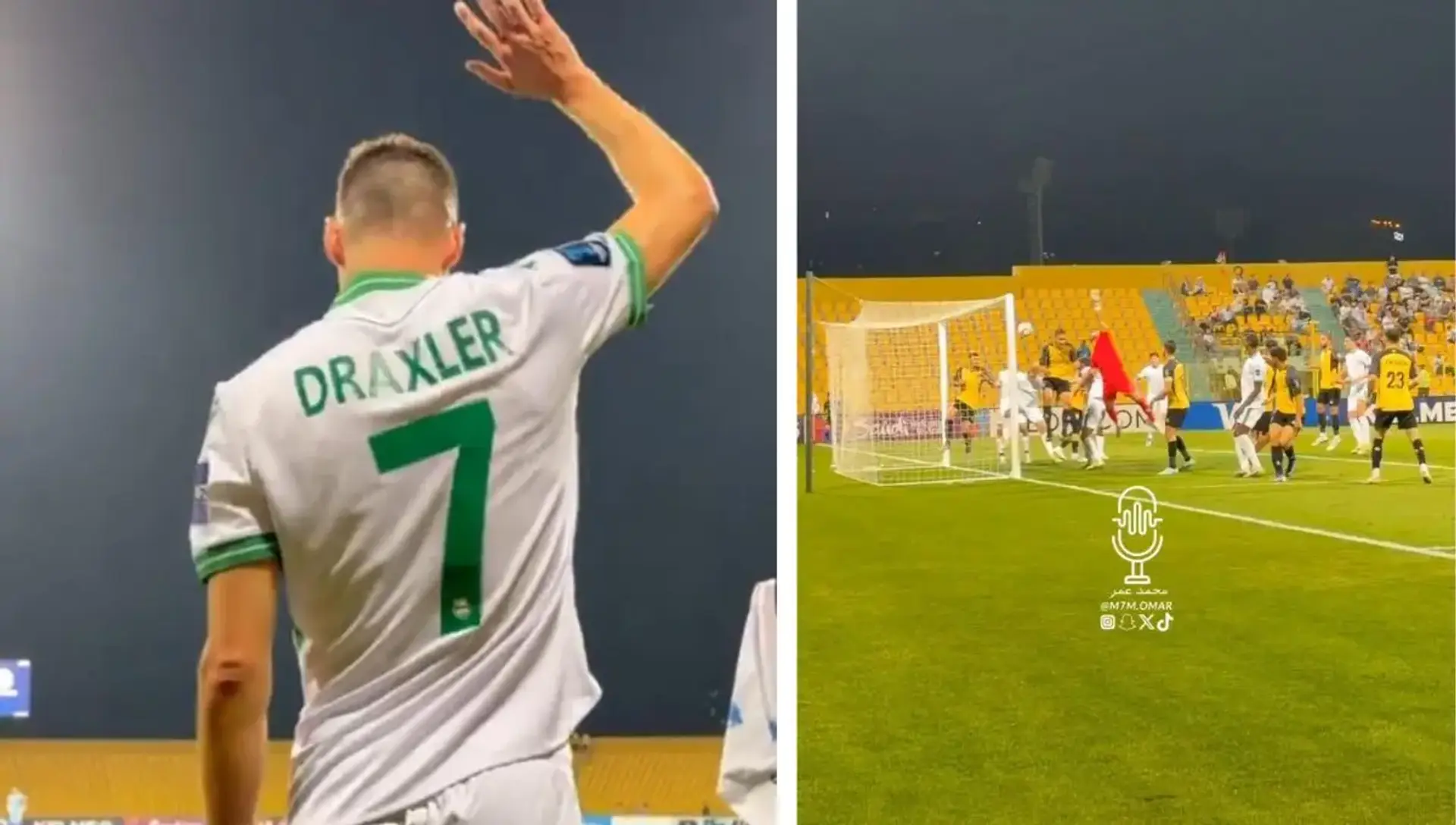 Julian Draxler inscrit un magnifique coup franc face à Al-Hussein SC ...