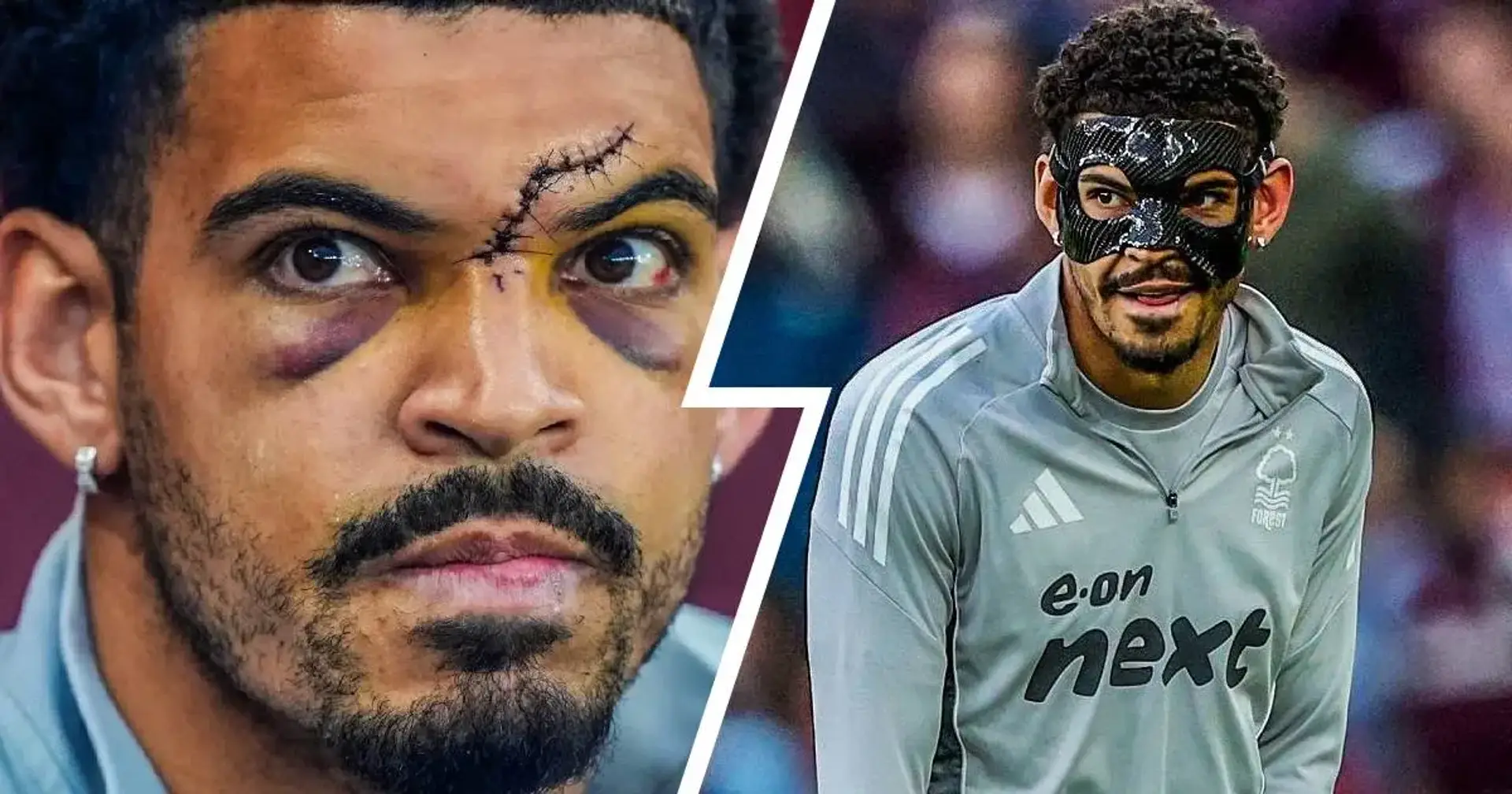 Morgan Gibbs-White wears protective face mask for Europa semis after ...