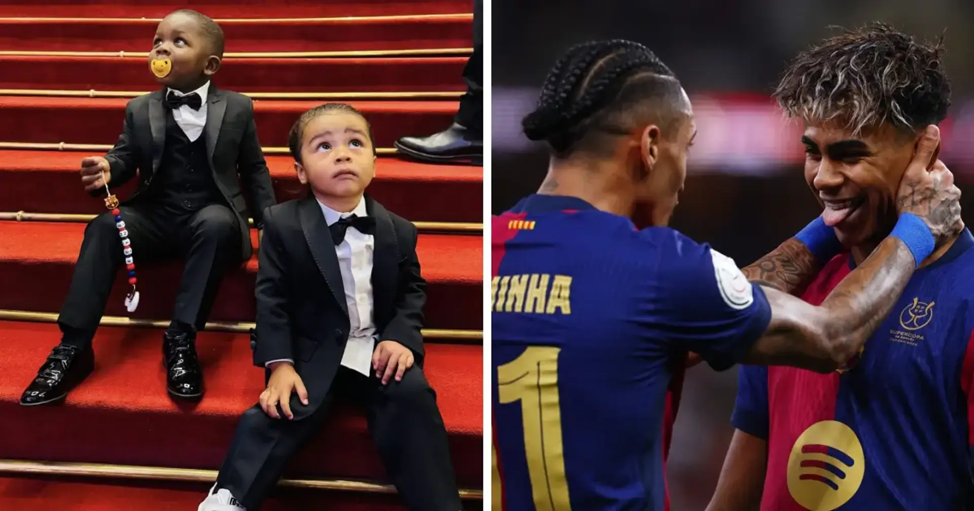 Mini Blaugranas: El hermano de Lamine Yamal y el hijo de Raphinha se ...