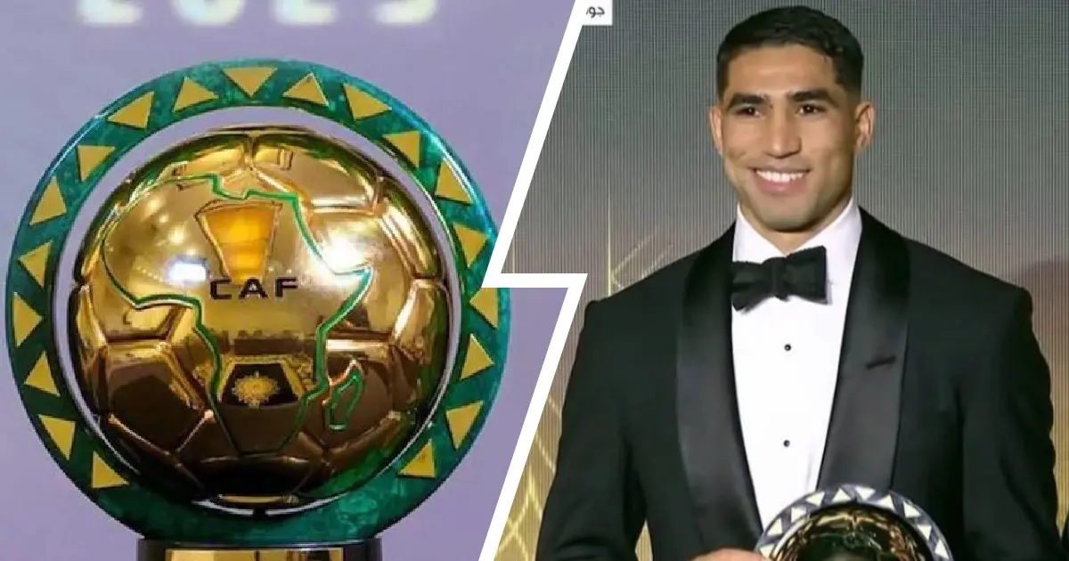 Hakimi dedicates African Player of the Year award to 'all Moroccan ...