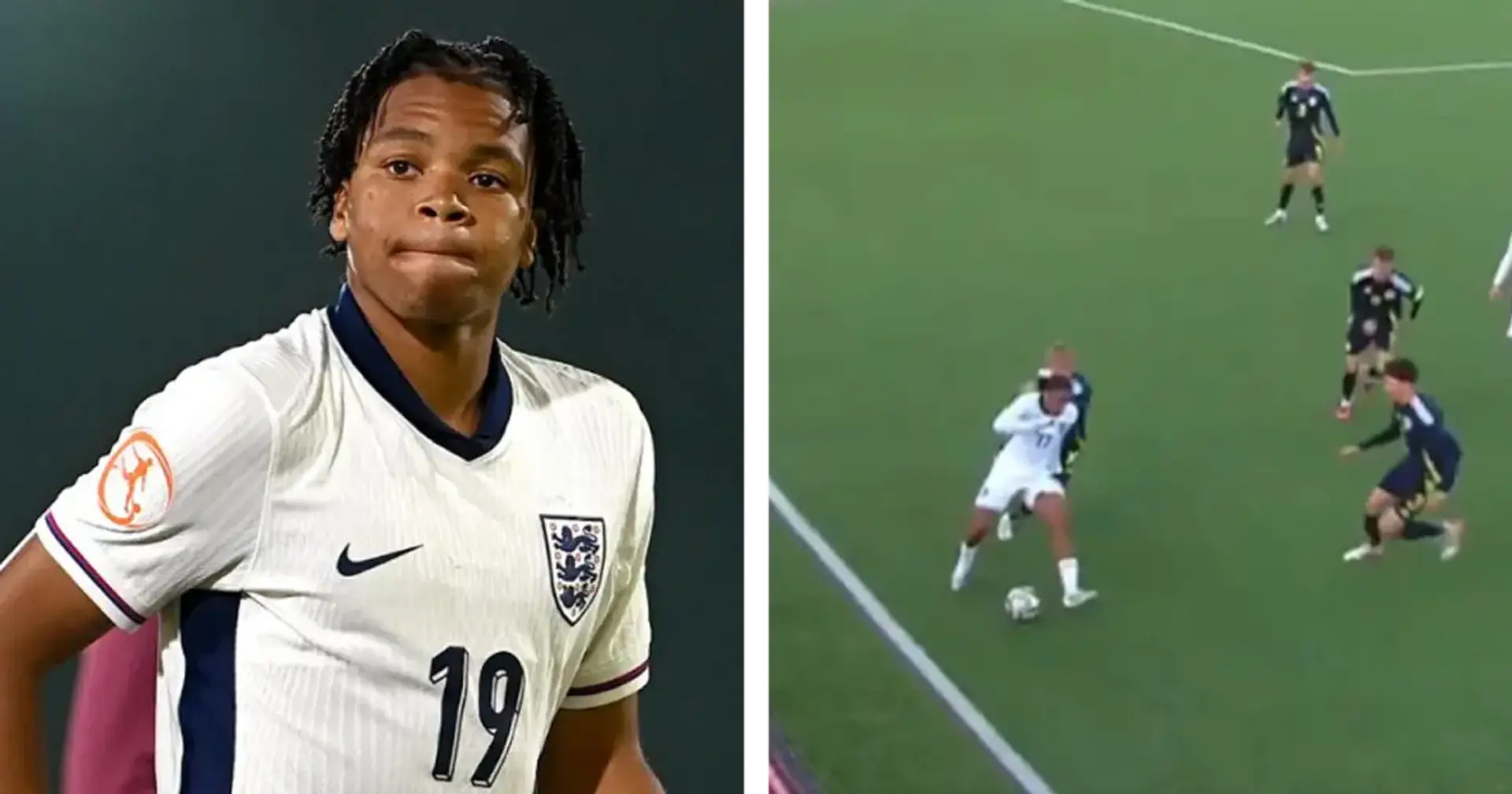 Rio Ngumoha dazzles with skill in England U19 win over Scotland ...
