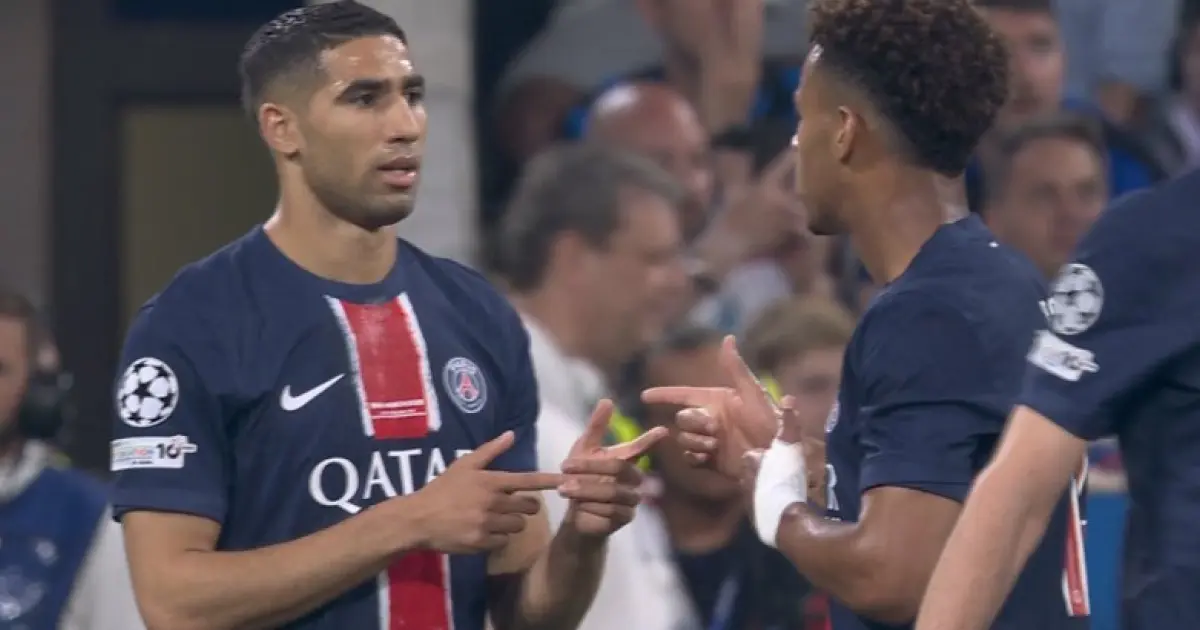 Hakimi becomes first defender to score in Champions League quarter ...