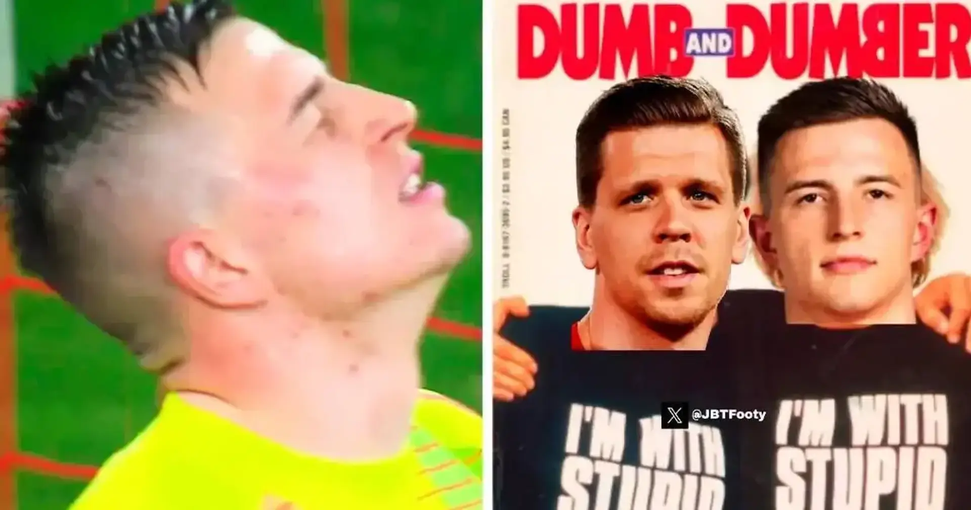The internet is flooded with memes comparing Trubin and Szczesny ...