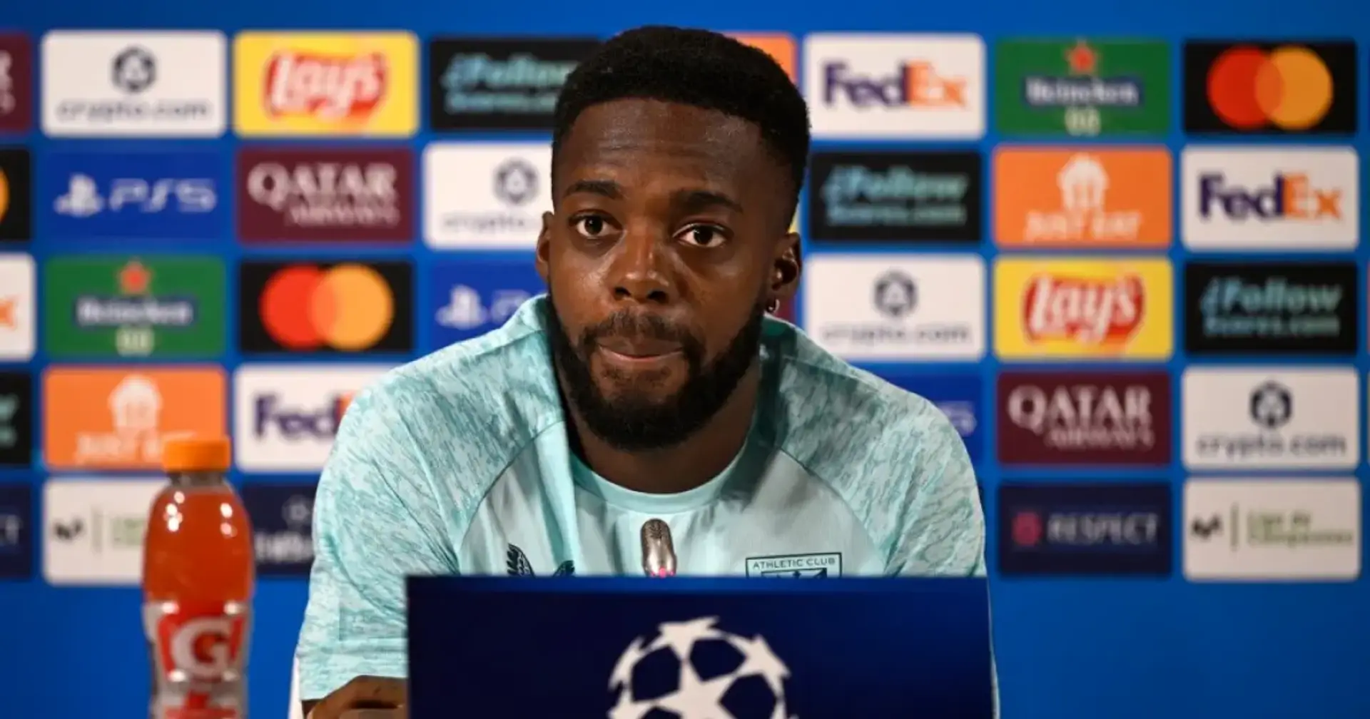 Inaki Williams on facing Arsenal: 'We are very demanding of ourselves ...