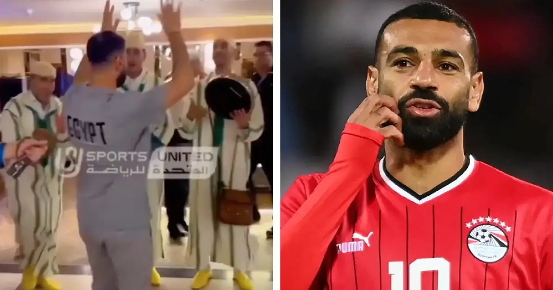 Salah lets loose dancing to traditional Moroccan music with Egypt ...