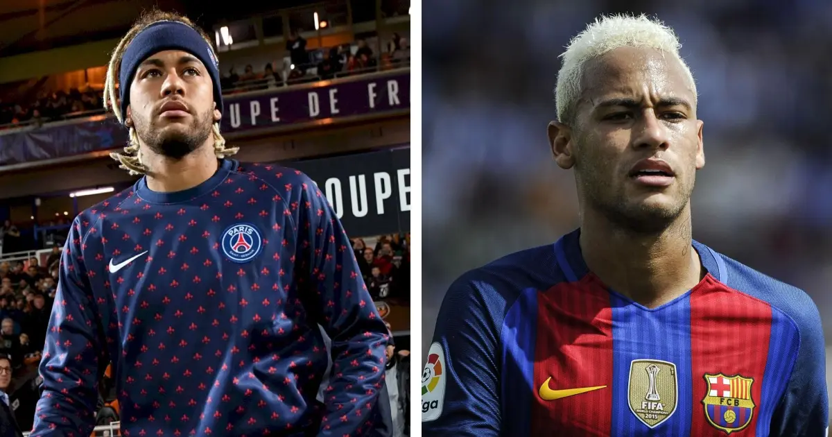 Neymar es un maniático de los cortes de pelo: cualquier corte le sirve ...