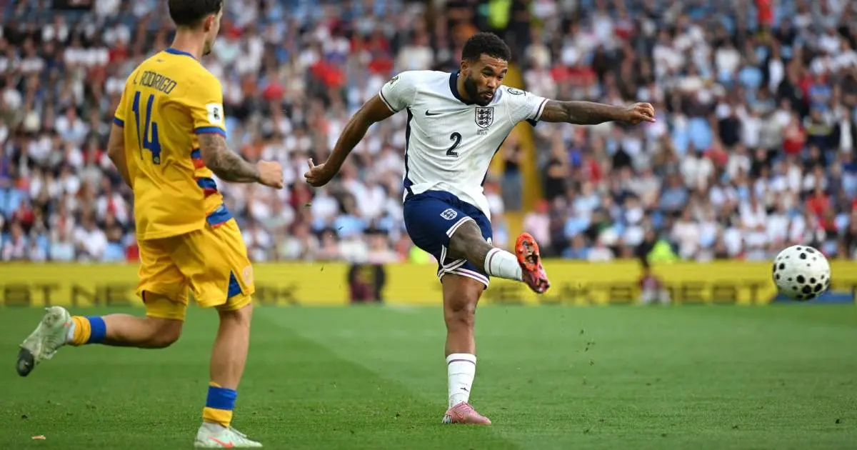 Spotted: Reece James's pinpoint assist for Declan Rice in England's 3-0 ...