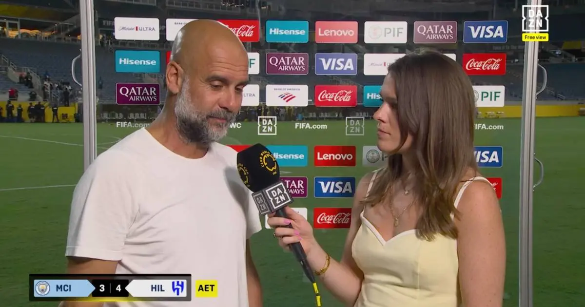 'It's a pity': Guardiola reacts to 4-3 defeat to Al Hilal - Football ...