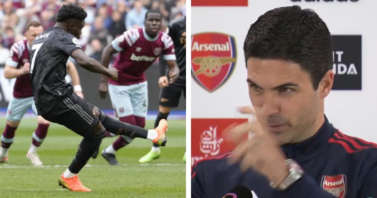 'I will go on the pitch and throw him the ball': Arteta confirms Saka ...