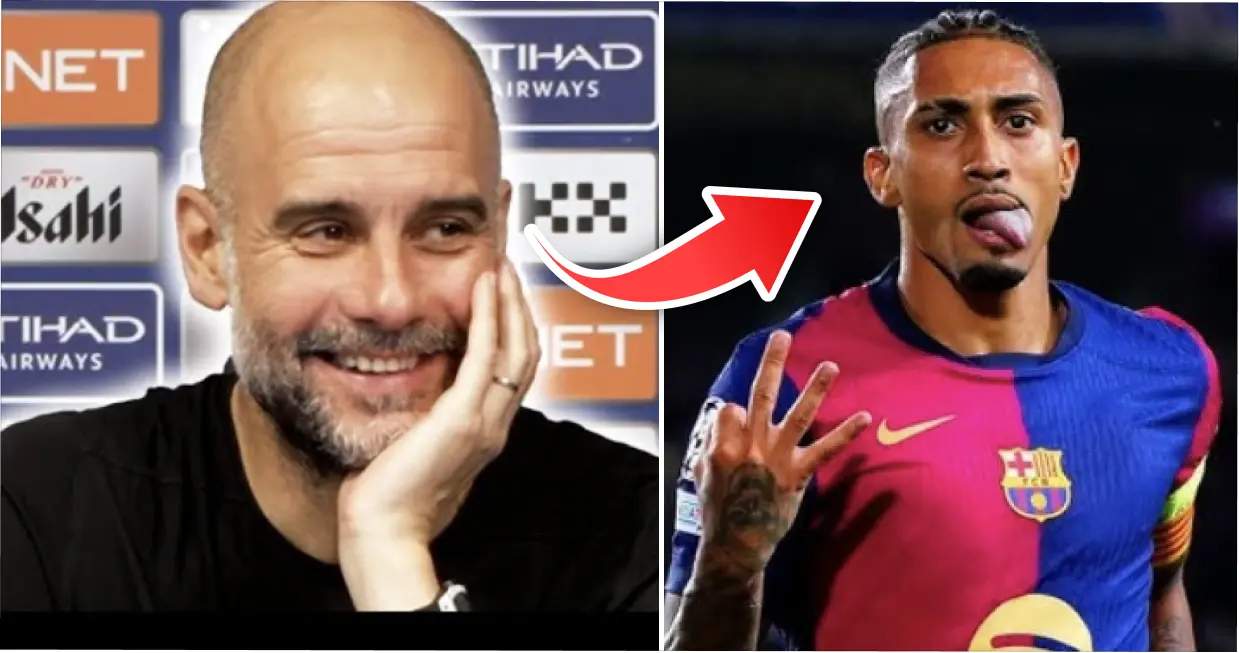 Pep Guardiola 'interested' in signing €100m-rated Raphinha amid red-hot ...