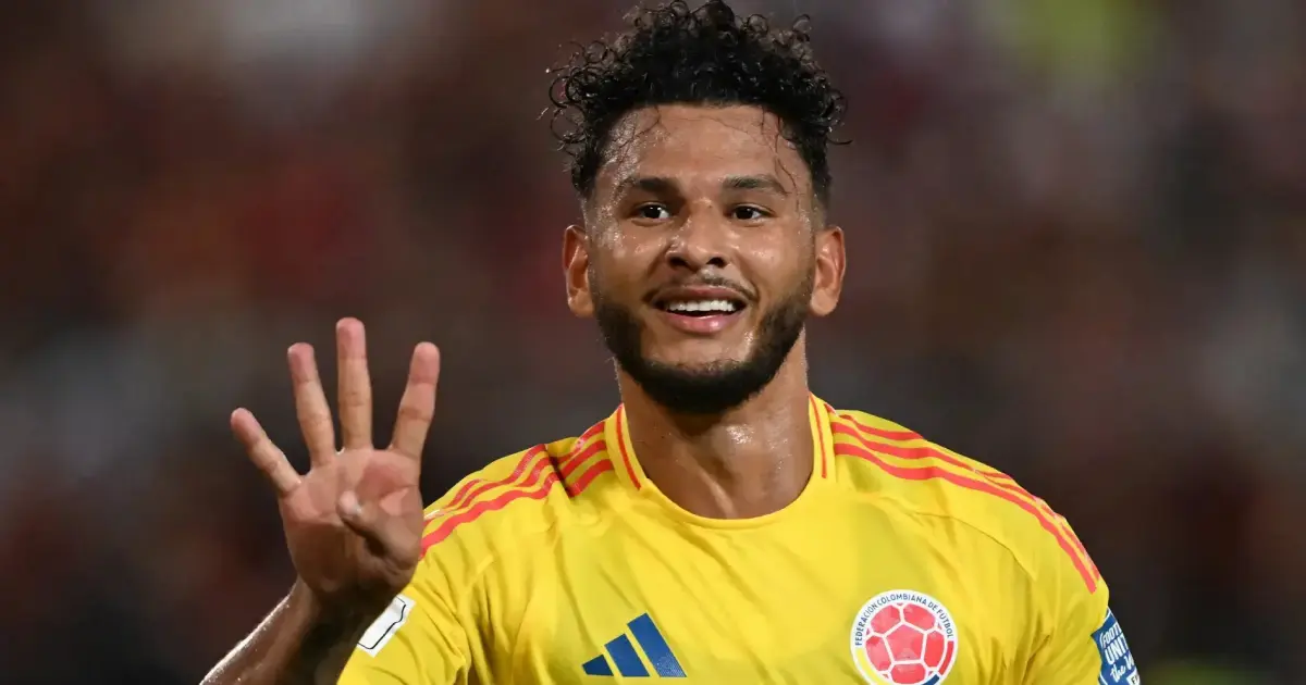 Luis Suarez Charris scores four goals in 69 minutes as Colombia crush ...