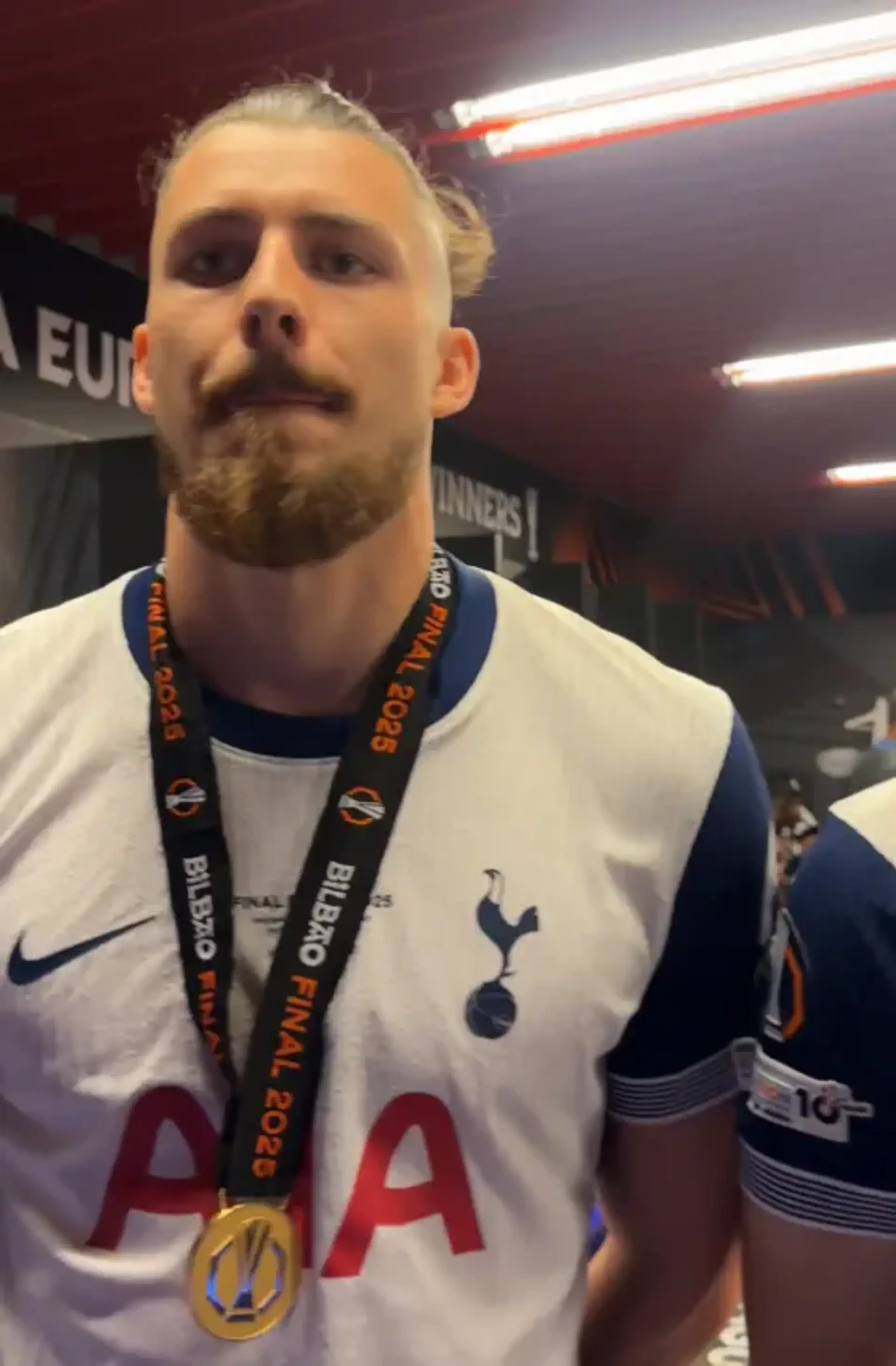 Spurs play iconic song in locker room after Europa League win — hinting ...
