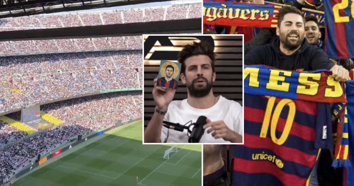 Des scènes incroyables alors que 90 000 Camp Nou scandent le nom de ...